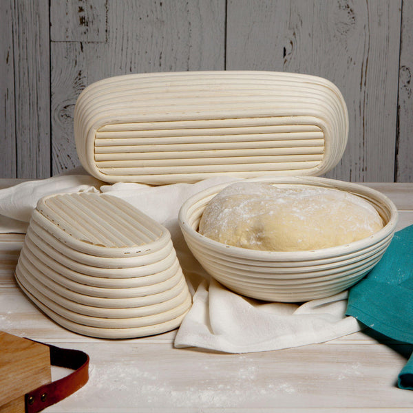 Banneton Round Proofing Basket - 9" – The Seasoned Gourmet