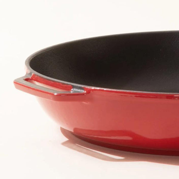 Made In Skillet - Red Enameled Cast Iron – The Seasoned Gourmet