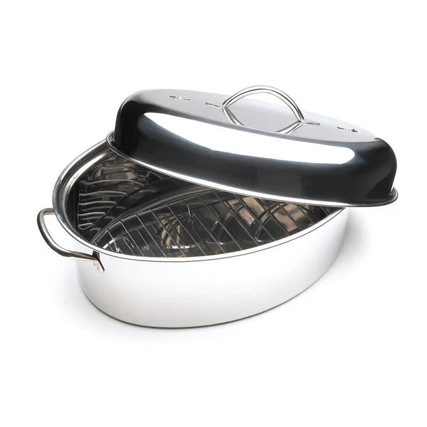 Oval Roaster Set SS – The Seasoned Gourmet