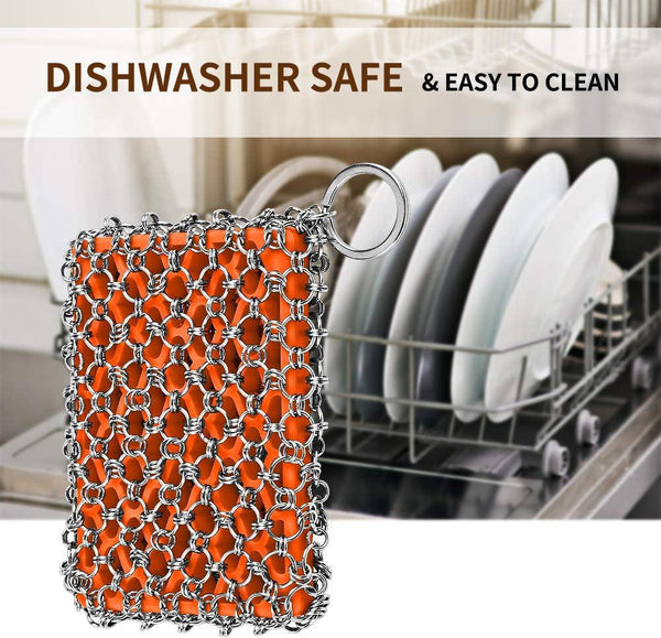 Cast Iron Chain Scrubber – The Seasoned Gourmet