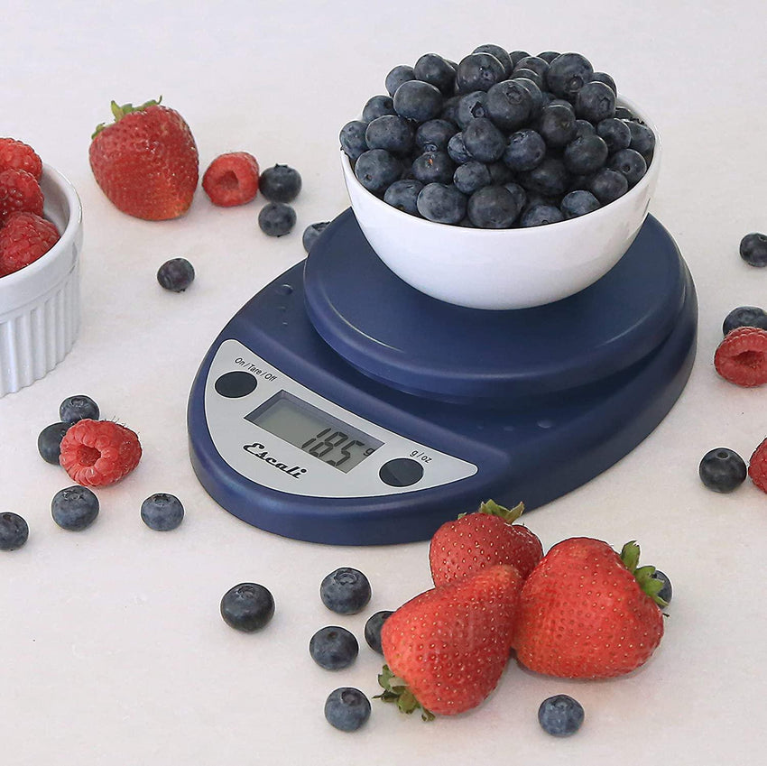 Escali Primo Digital Scale - Royal Blue – The Seasoned Gourmet