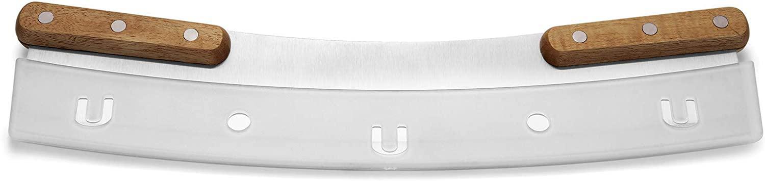 Outset Pizza Cutter/Rocker (Acacia Handle) – The Seasoned Gourmet