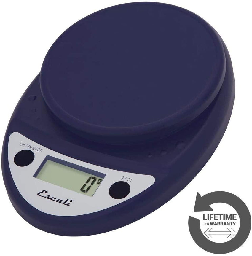 Escali Primo Digital Scale - Royal Blue – The Seasoned Gourmet