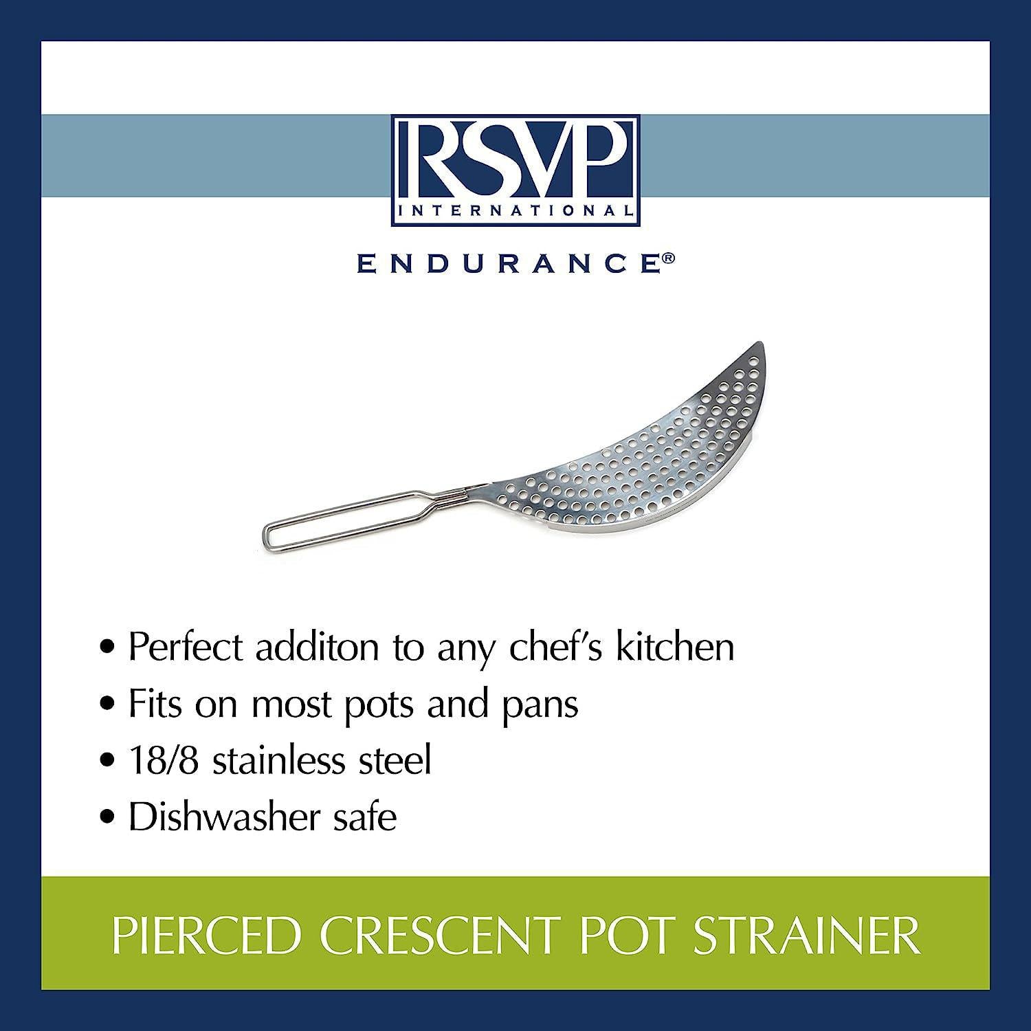 Endurance Crescent Pot Strainer – The Seasoned Gourmet