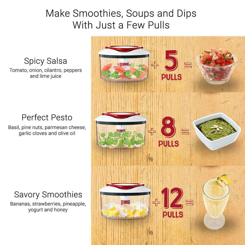 Zyliss Easy Pull Food Processor – The Seasoned Gourmet