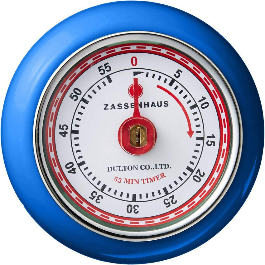 Zassenhaus Retro Kitchen Timer - Royal Blue – The Seasoned Gourmet