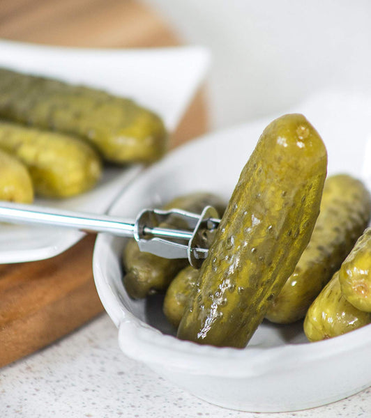 Chrome Pickle Picker – The Seasoned Gourmet
