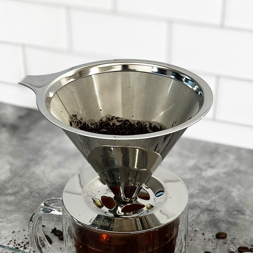 London Sip Stainless Steel Filter/Coffee Dripper – The Seasoned Gourmet