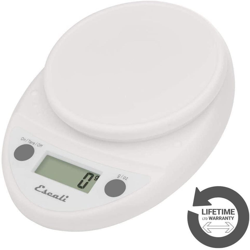 Escali Primo Digital Scale - White – The Seasoned Gourmet