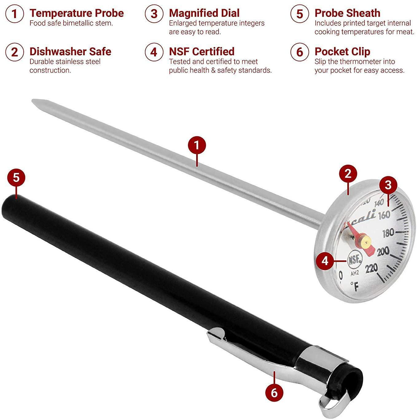 Escali Instant Read Dial Thermometer – The Seasoned Gourmet
